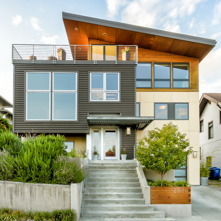 75 Most Popular 75 Beautiful Three-storey Exterior Ideas & Designs ...