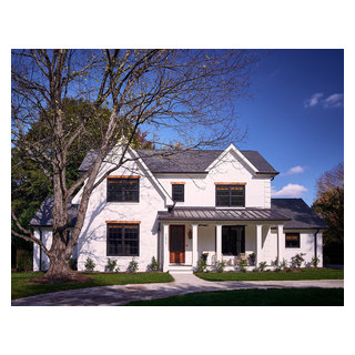 Barclay Downs Ranch Remodel/Addition - Midcentury - Exterior ...