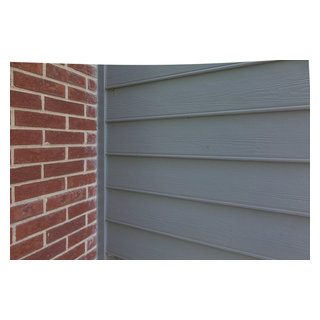 Beautiful Boothbay Blue James Hardie siding installed in Wheaton ...