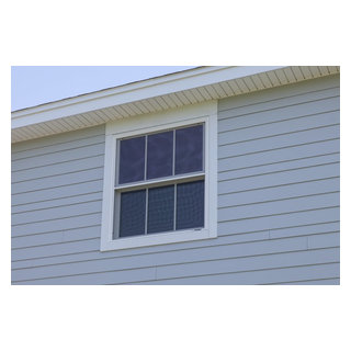 Beechworth Fiberglass Window paired with Hardie Siding - Transitional ...