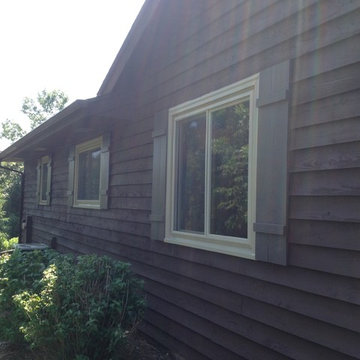 Almond Vinyl Windows Exterior - Photos & Ideas | Houzz