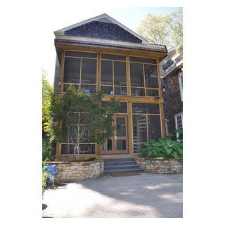 Belhaven Double-Decker Screen Porch - Modern - House Exterior - Jackson ...