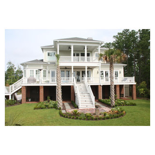 Beresford Hall Custom Home - Traditional - Exterior - Charleston - by ...