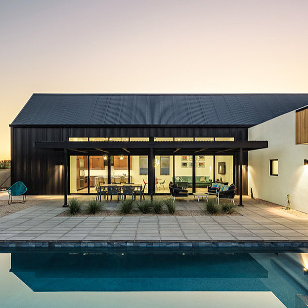 Matte Black Metal Roof - Photos & Ideas | Houzz