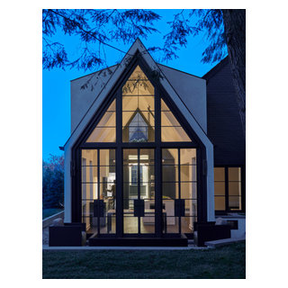 Black Metal White Plaster - Modern - Exterior - DC Metro - by Donald ...