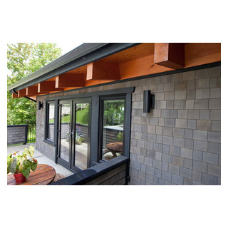 Blocking Detail on Exterior Walls - Contemporary - Exterior - Vancouver ...