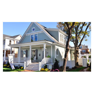 Blue River Cottage Cape Cod farm House - Beach Style - Exterior - Other ...