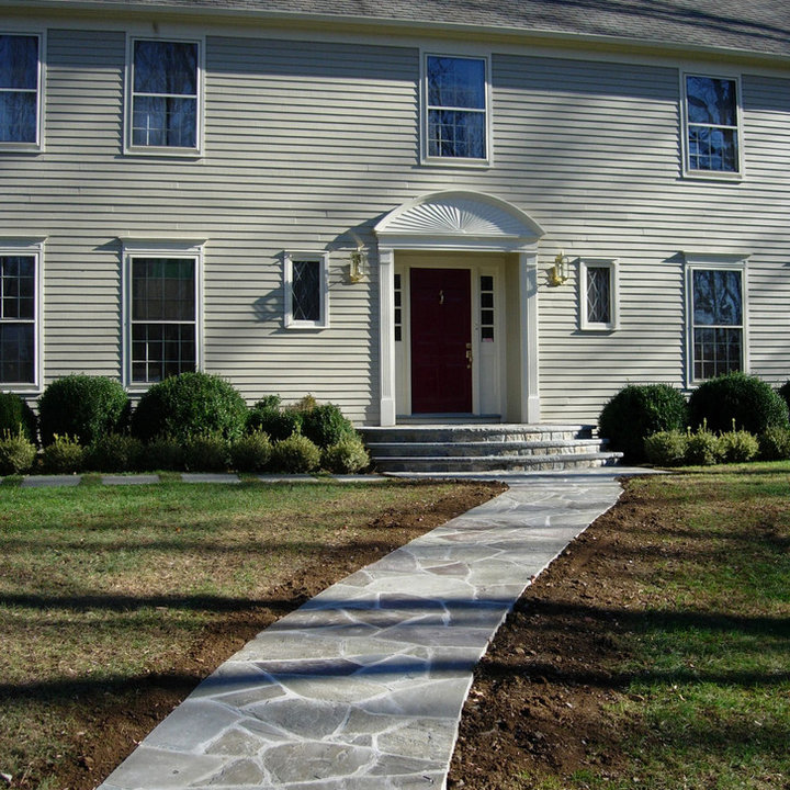 Curved Bluestone Steps - Photos & Ideas | Houzz