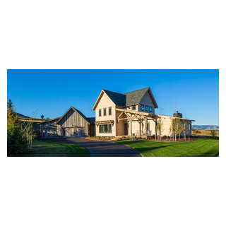 Bozeman Luxury Real Estate Green Hills Ranch - Country - House Exterior ...