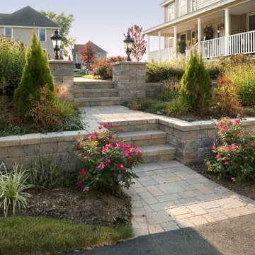 Brick Steps And Paver Walkway - Photos & Ideas | Houzz