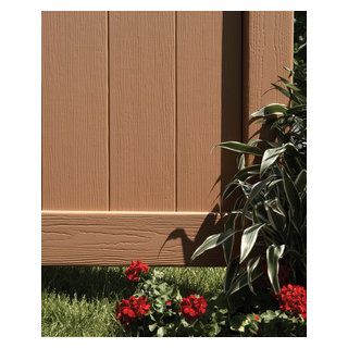 Bufftech Certagrain Chesterfield Autumn Brown Vinyl Privacy Fence ...