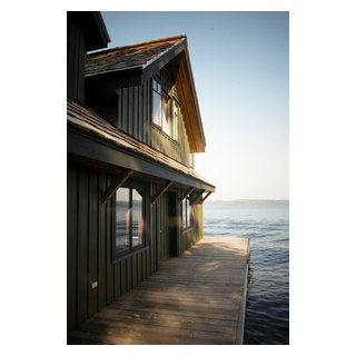 Bungay Island Boathouse - Traditional - Exterior - Toronto - by ...