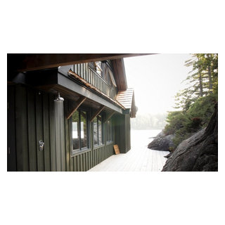 Bungay Island Boathouse - Traditional - Exterior - Toronto - by ...