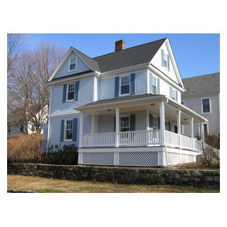 Cape Colonial Remodel - Traditional - House Exterior - New York - by ...