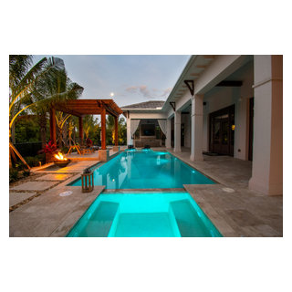 Carleton - Contemporary - Pool - Miami - by Artesian Pool Construction ...