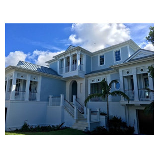 Casey Key Home - Beach Style - Exterior - Tampa - by West Coast Paint ...