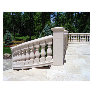 Cast Stone Balustrade System - Traditional - Exterior - New York - by ...