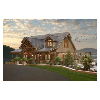 Cedar Brooke 2.0 - Rustic - Exterior - Cleveland - by Weaver Barns | Houzz