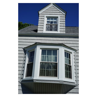 Cedar Shingle Siding Alside Pelican Bay, Color: Cape Cod Gray & Sunrise ...