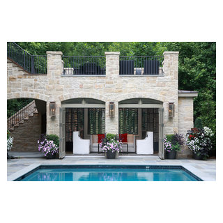 CellarMaker - Pool House Wine Cellar - Traditional - Exterior - Atlanta ...