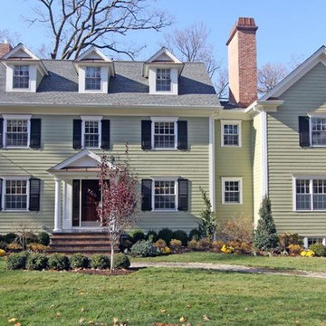 Center Hall Colonial Exterior - Photos & Ideas | Houzz