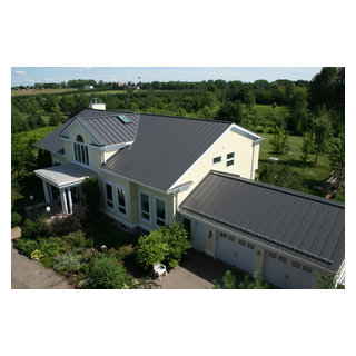 Charcoal Gray Standing Seam Metal Roof - Traditional - Exterior - Other ...