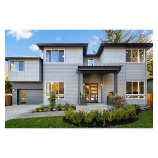 Charleston Design on Mercer Island | Exterior - Modern - House Exterior ...