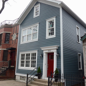 75 Victorian Blue Exterior Home Ideas You'll Love - July, 2024 | Houzz