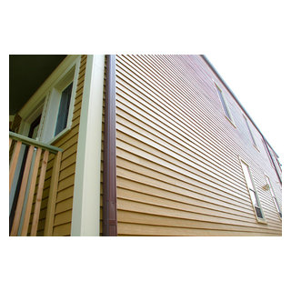 Chicago, IL Tuscan Gold Hardie Siding Exterior Remodel - Victorian ...