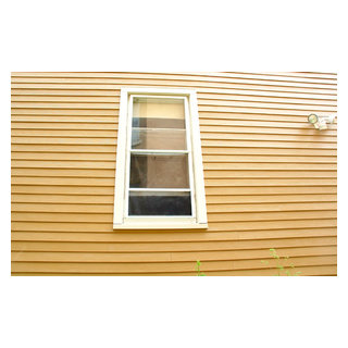 Chicago, IL Tuscan Gold Hardie Siding Exterior Remodel - Victorian ...