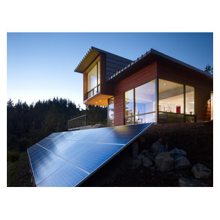 Chuckanut Ridge - Modern - House Exterior - Seattle - by Prentiss ...