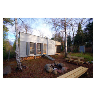 Clara Cabin - Rustic - Exterior - Minneapolis - by Hive Modular, LLC ...