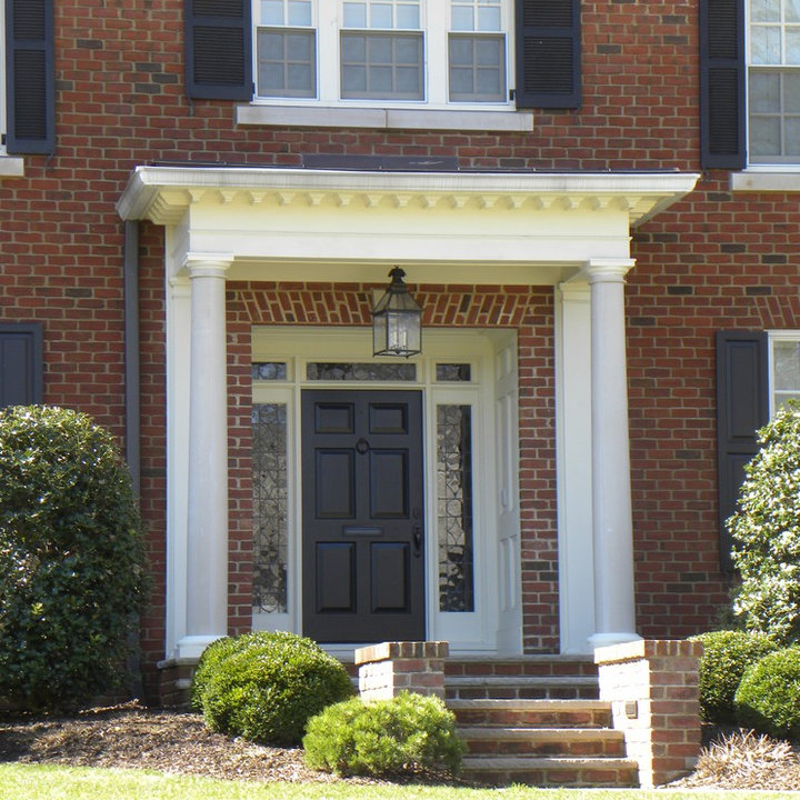 Center Hall Colonial Exterior - Photos & Ideas | Houzz