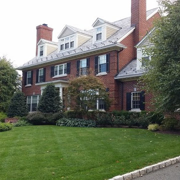 Center Hall Colonial Exterior - Photos & Ideas | Houzz
