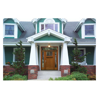 Classic-Craft American Style door, sidelites and transom with Homeward ...