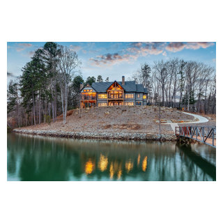 Classic Lake House Custom Home - Rustic - Exterior - Other - by Alair ...