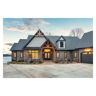 Classic Lake House Custom Home - Rustic - Exterior - Other - by Alair ...