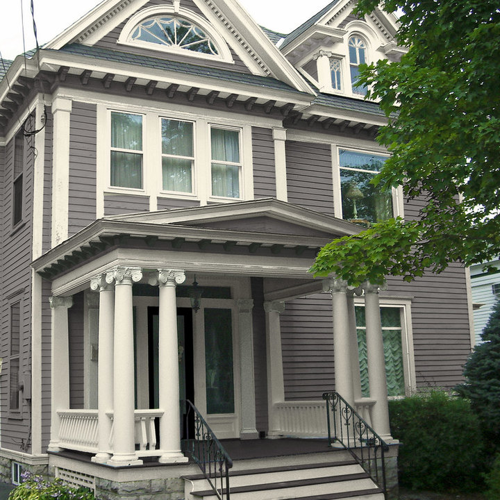 Colonial Exterior Paint Colors - Photos & Ideas | Houzz