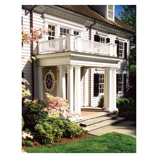 Classic Wood Georgian Colonial - Traditional - Exterior - New York - by ...