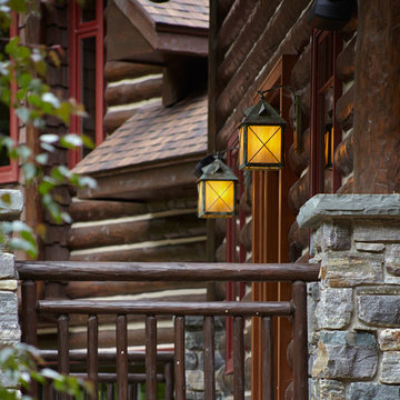Rustic Exterior Wall Lighting - Photos & Ideas | Houzz
