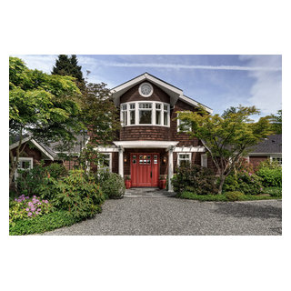 Coastal Stunner - Front Entry - Beach Style - Exterior - Seattle - by ...
