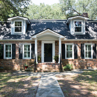 75 Beautiful One-Story Brick Exterior Home Pictures & Ideas - August ...