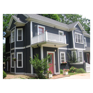 Colonial House Northport, N.Y. painted with Cabot's Slate Gray Exterior ...