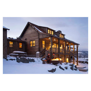 Colorado Dude Ranch Fire Pit - Rustic - Exterior - Denver - by Design ...