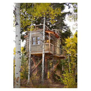 Colorado Treehouse - Rustic - Exterior - Denver - by Missy Brown Design ...