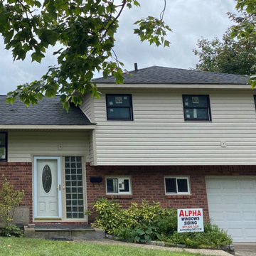 Almond Vinyl Windows Exterior - Photos & Ideas | Houzz