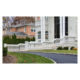 Concrete Balusters For Steps & Front Entrance of Mansion - Traditional ...