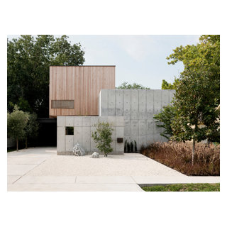 Concrete Box House - Modern - Exterior - Houston - by Robertson Design ...