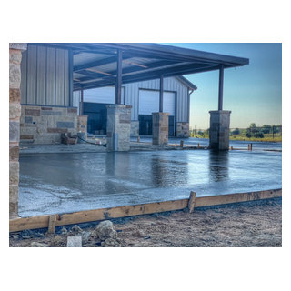 Concrete Driveway Pour - Montagne - Façade - Dallas - par Quick ...