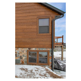 Concrete Log Siding Homes - Rustic - Exterior - Other - by NextGen Logs ...